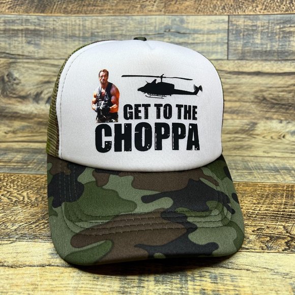 Snap-Back | Accessories | Predator Get To The Choppa Mens Trucker Hat ...